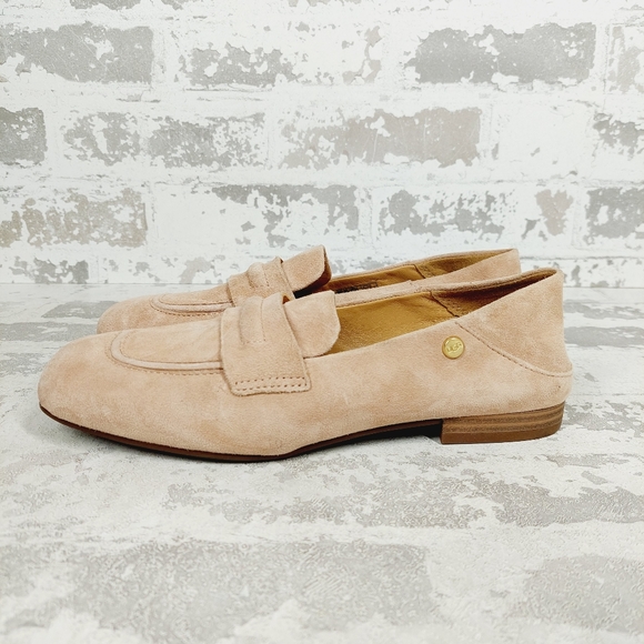 UGG | Shoes | Ugg Janaya Collapsible Arroyo Suede Lamb Leather Tan ...